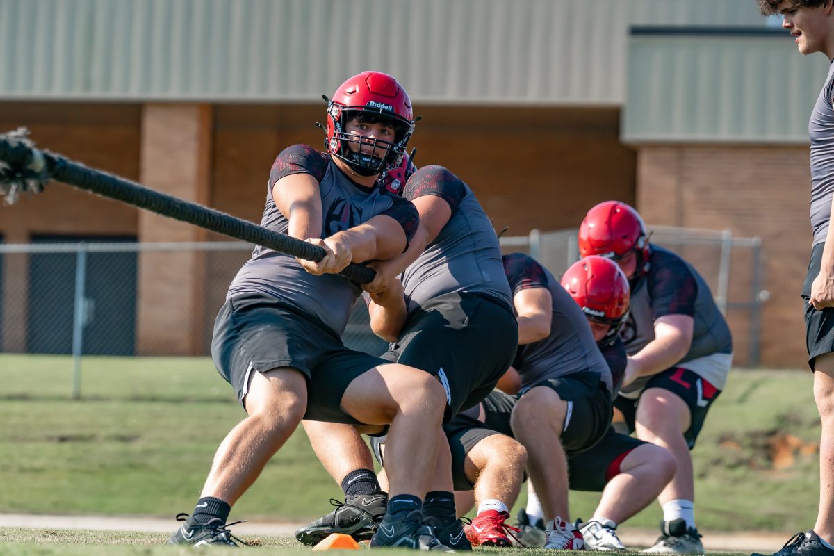 Big Red Football Ramping Back Up – Lexington Progress